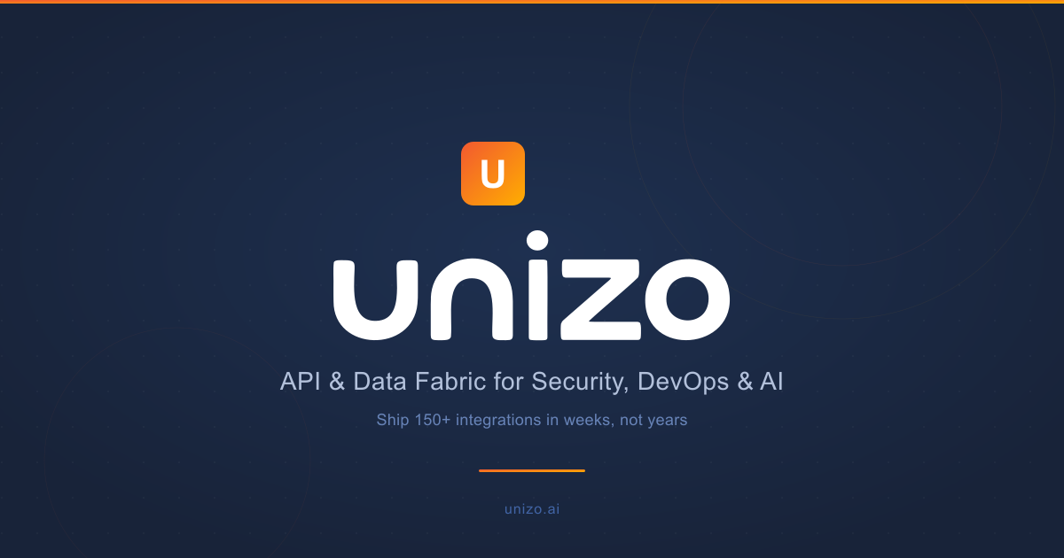 Unizo - Unified API & Data Fabric for Security, DevOps & AI